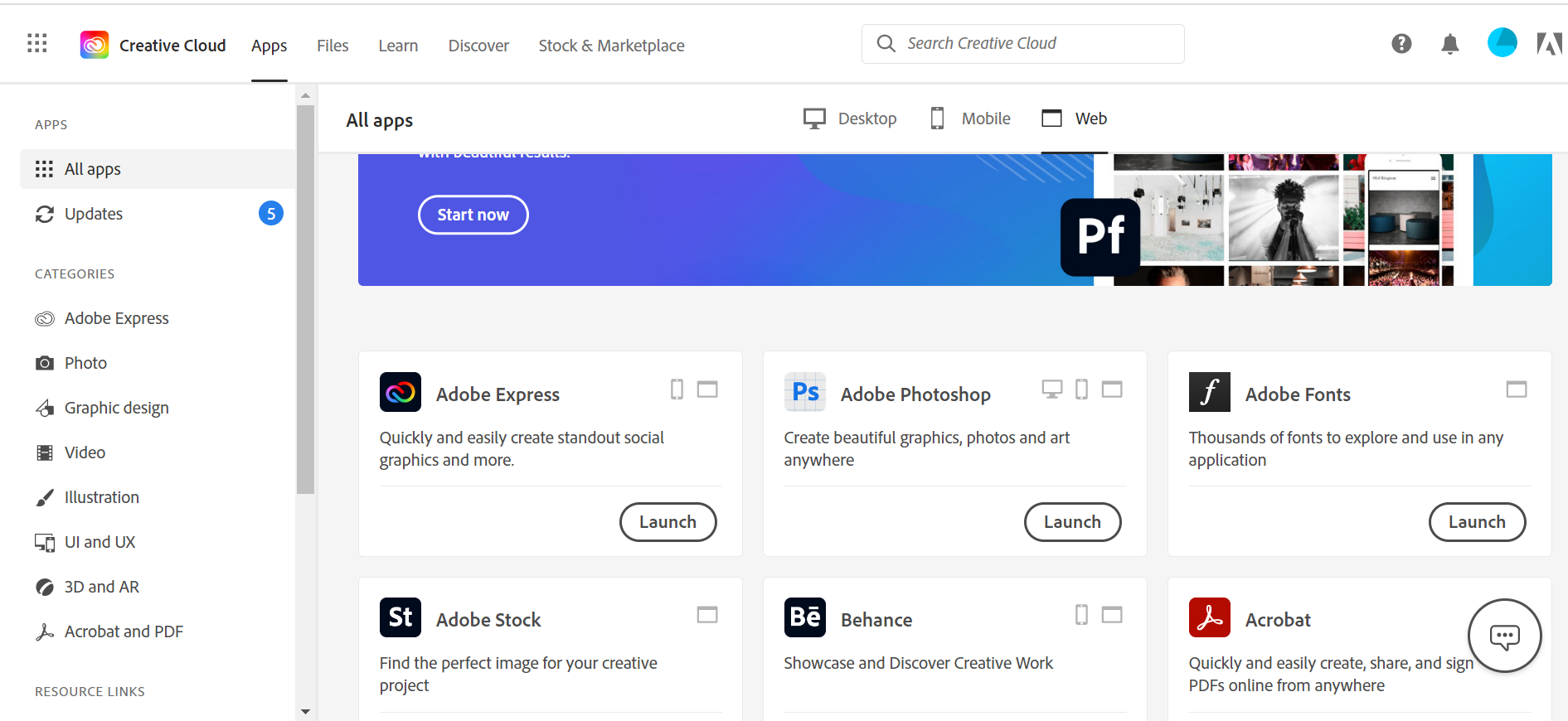 Solved Cannot Access Web Based Photoshop Adobe Community 13193192