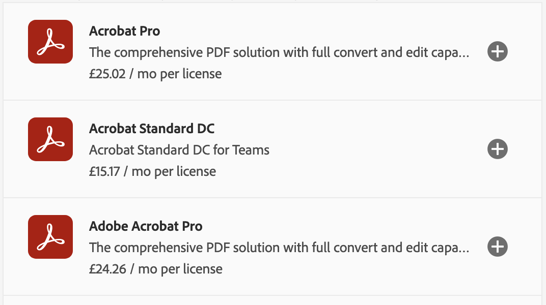 Acrobat CC Version Difference? - Adobe Community - 13249477