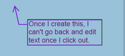 Cannot edit what I typed in text callout - Adobe Community - 13611984