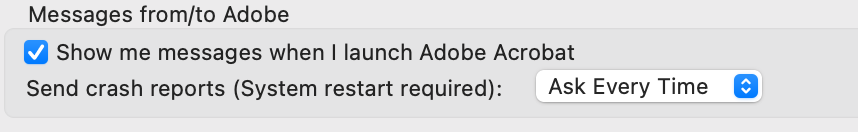 Annoying pop-ups in Acrobat - Adobe Product Community - 14399583