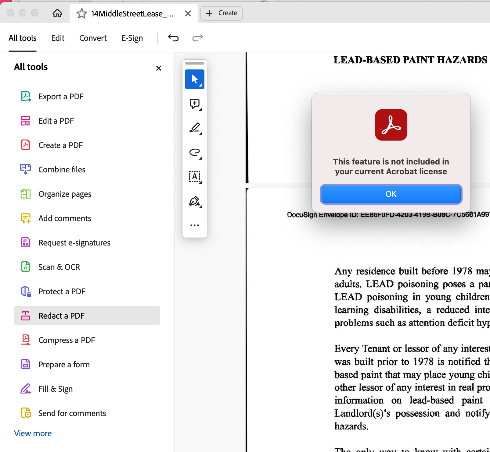 Re: Tool Trouble - Error-"This feature is not incl... - Adobe Product ...