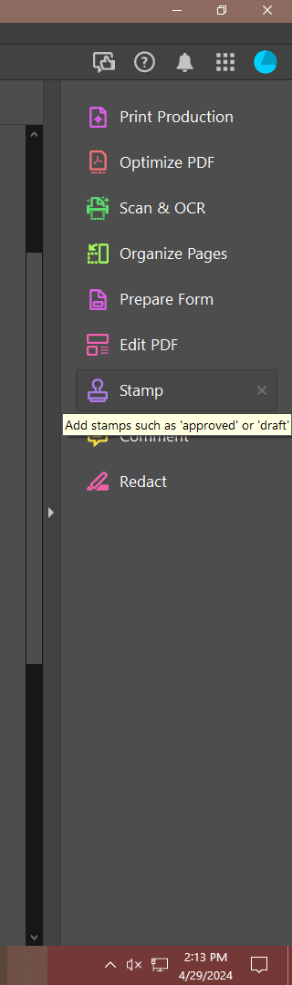Acrobat Pro toolbar keeps resetting - Adobe Community - 14587849