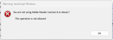 Operation not allowed - Adobe Product Community - 15109366
