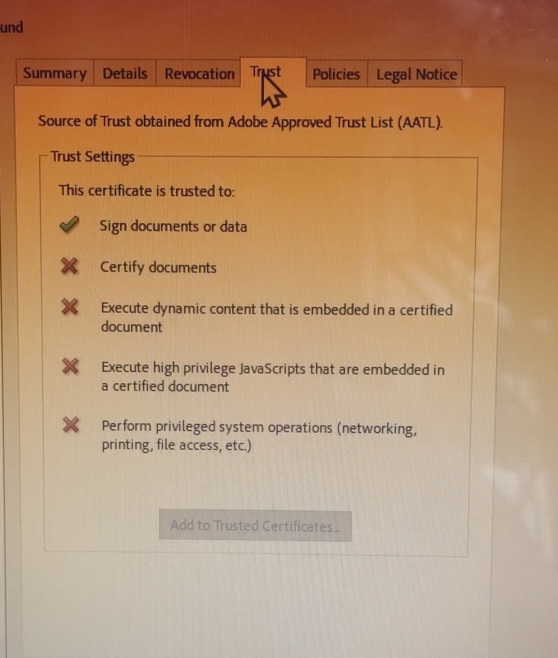 Certificates printing with digital signatures - Adobe Community - 14268557