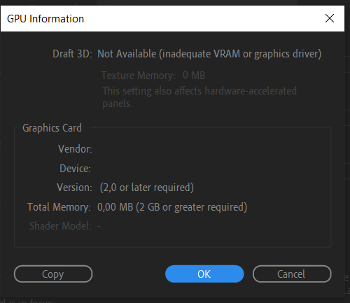 Re: Graphic card NVIDIA RTX A3000 Laptop not detec... - Adobe Community ...