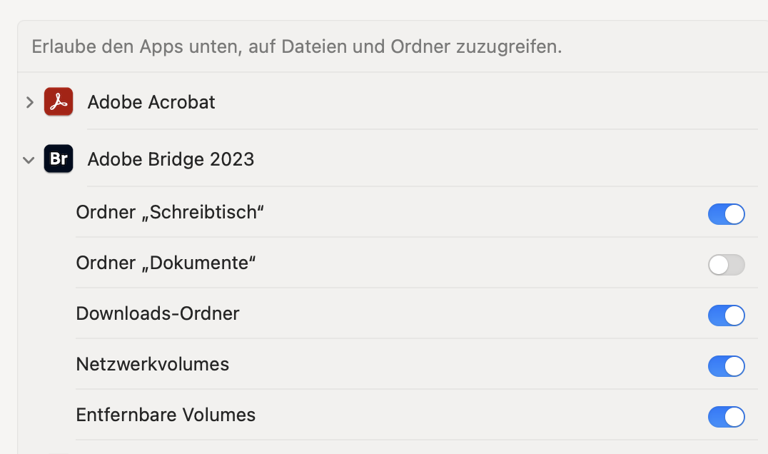 Solved: Bridge Ordner mit dem kleinen blauen Pfeil im weiß... - Adobe ...