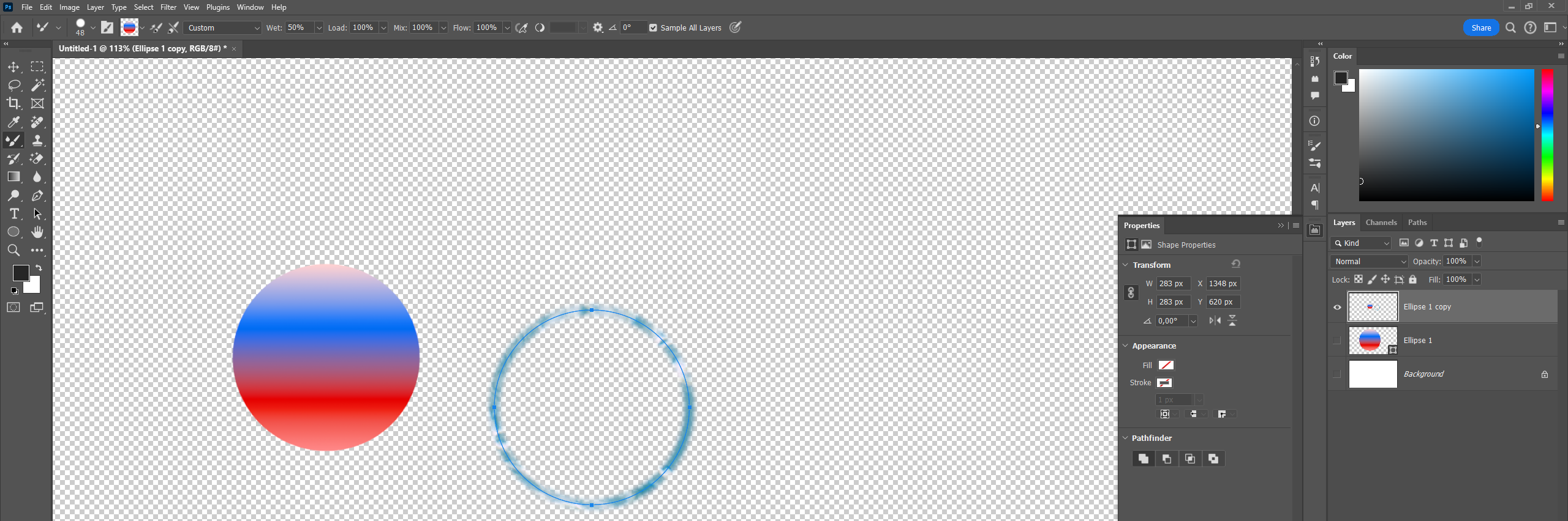 Fill path makes a fill of a blue texture - Adobe Community - 14701027