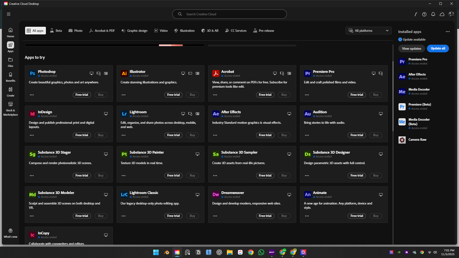 Solved: 🔒 Adobe App Locked Despite Active 1-Year Subscrip... - Adobe ...