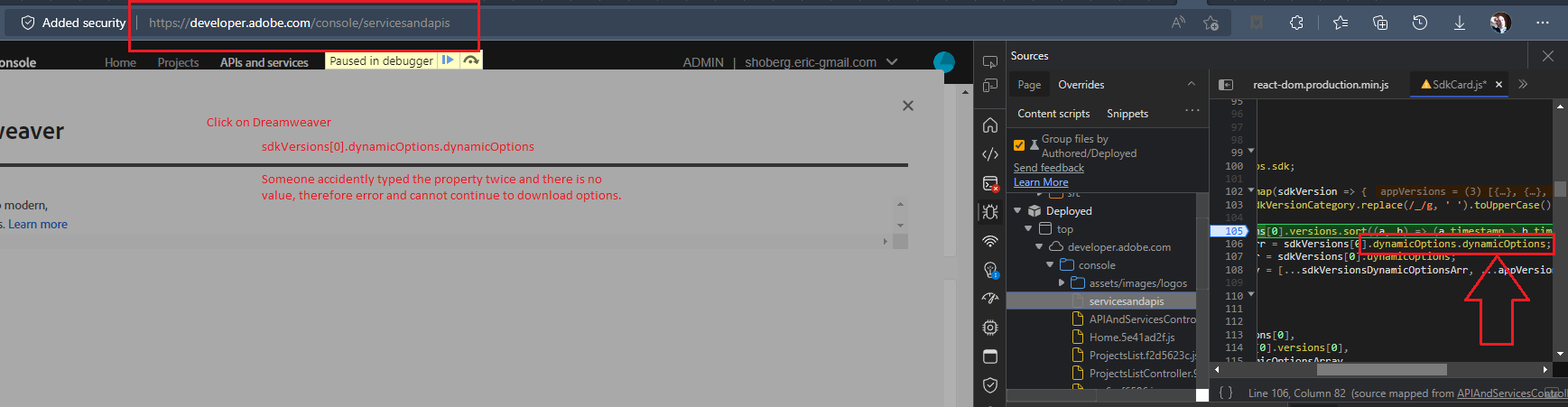 Solved: Broken - Services and APIs - Adobe Community - 13174515