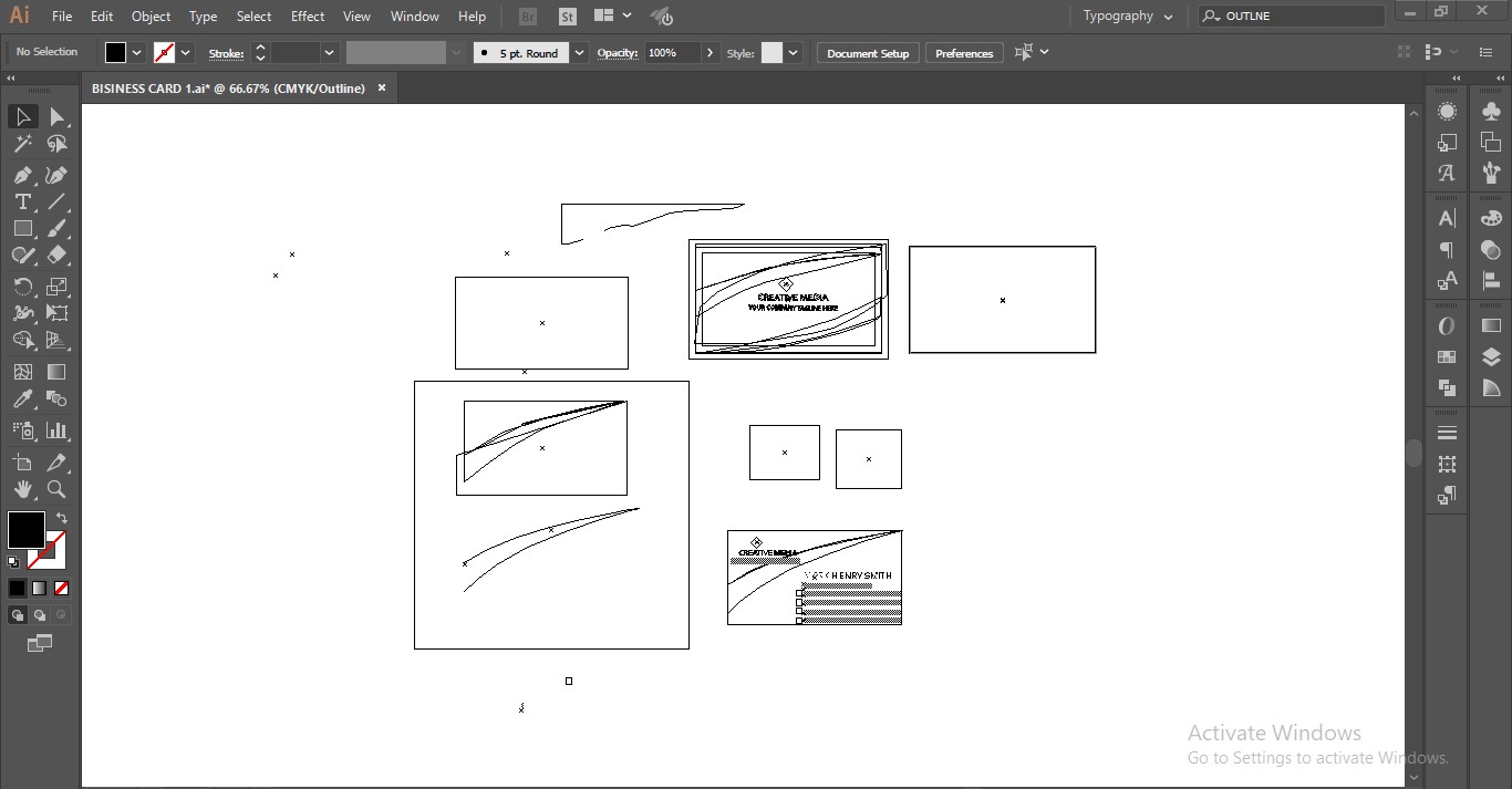 How to make outline mode to preview? - Adobe Community - 10774884