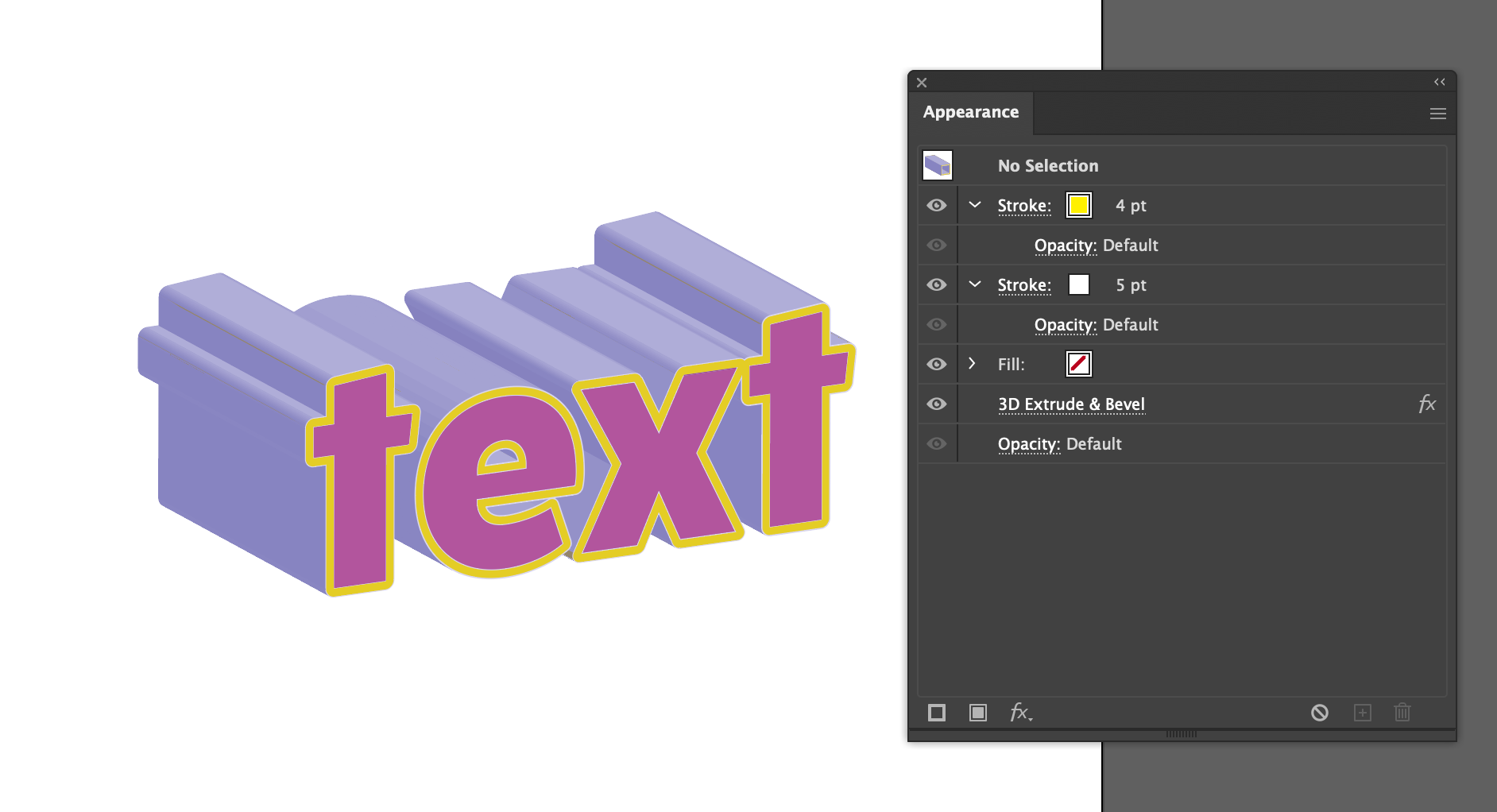 How to use offset text path using 3D Extrude Effec... - Adobe Community ...