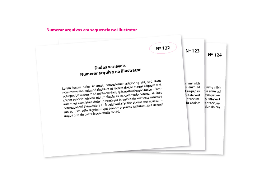 Dados variáveis - numeração automatica - numerar -... - Adobe Support ...