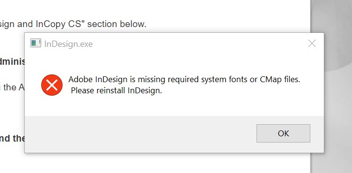 Solved: Missing required system fonts or CMap files - Adobe Product ...