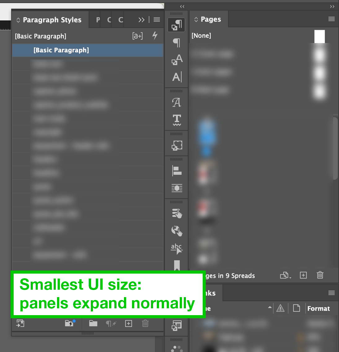 InDesign 2024 panels do not expand when applicatio... - Adobe Community ...