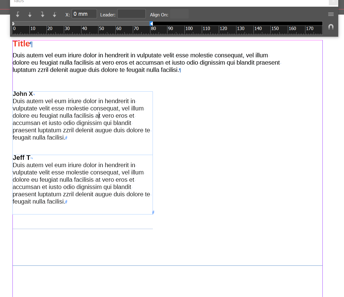 Solved: Text frame within text frame? - Adobe Product Community - 14756456