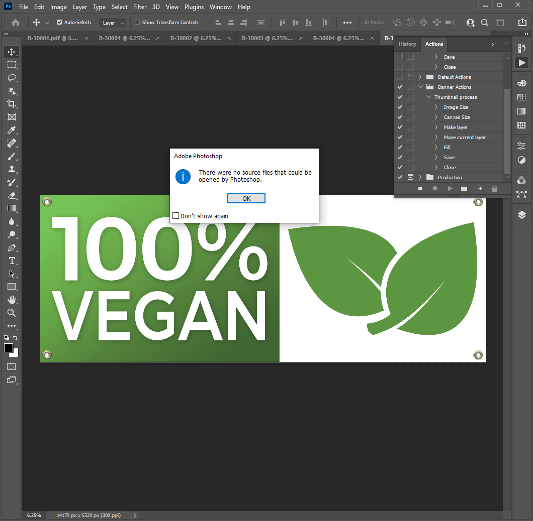 Solved Batch Action Not Working Like The Regular Action D Adobe 9877