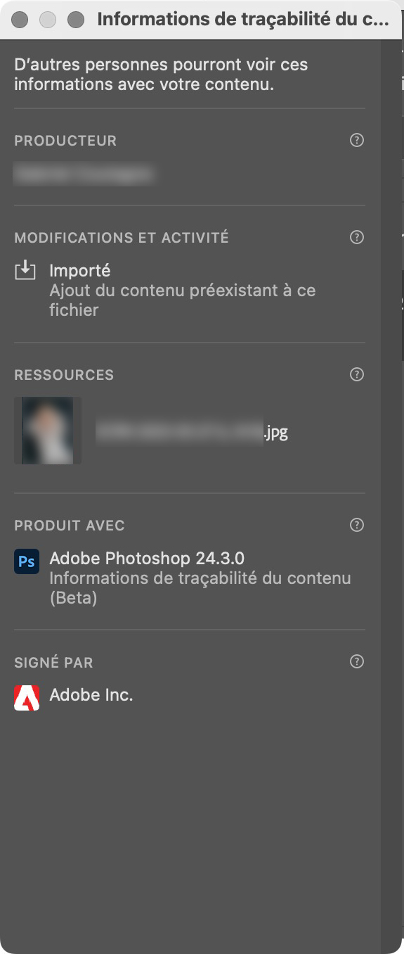 Problème lors de l'utilisation de l'information de... - Adobe Community ...