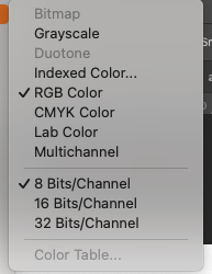 RGB layers stuck in grayscale model - Adobe Community - 14106992