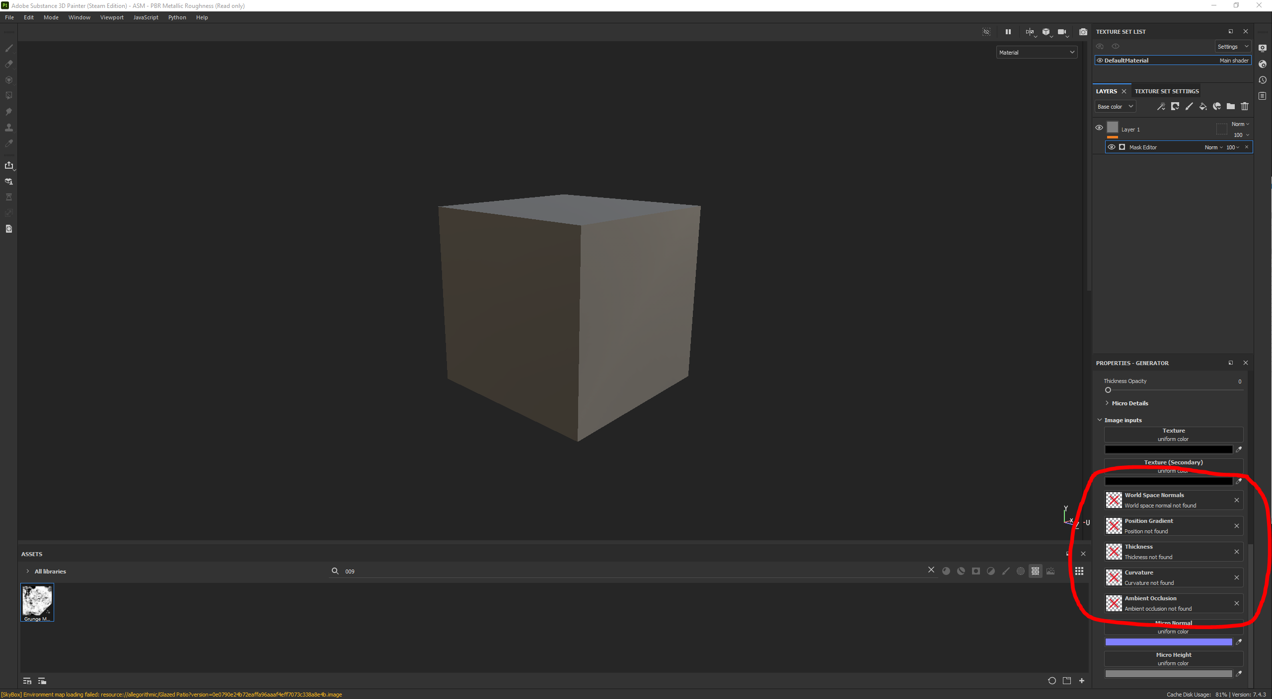World Space Normals, Position Gradient, etc. "Not ... - Adobe Product ...