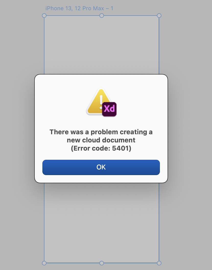 There Was A Problem Creating A New Cloud Document Adobe Community 10313532 