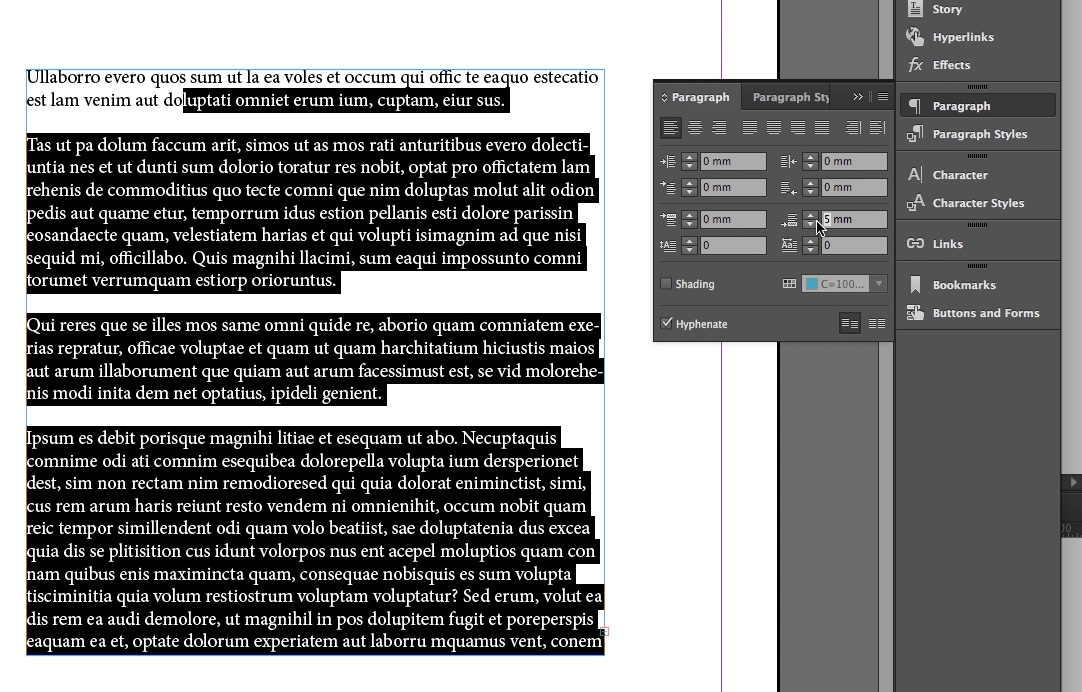 InDesign space after in Paragrphs - Adobe Product Community - 8681564