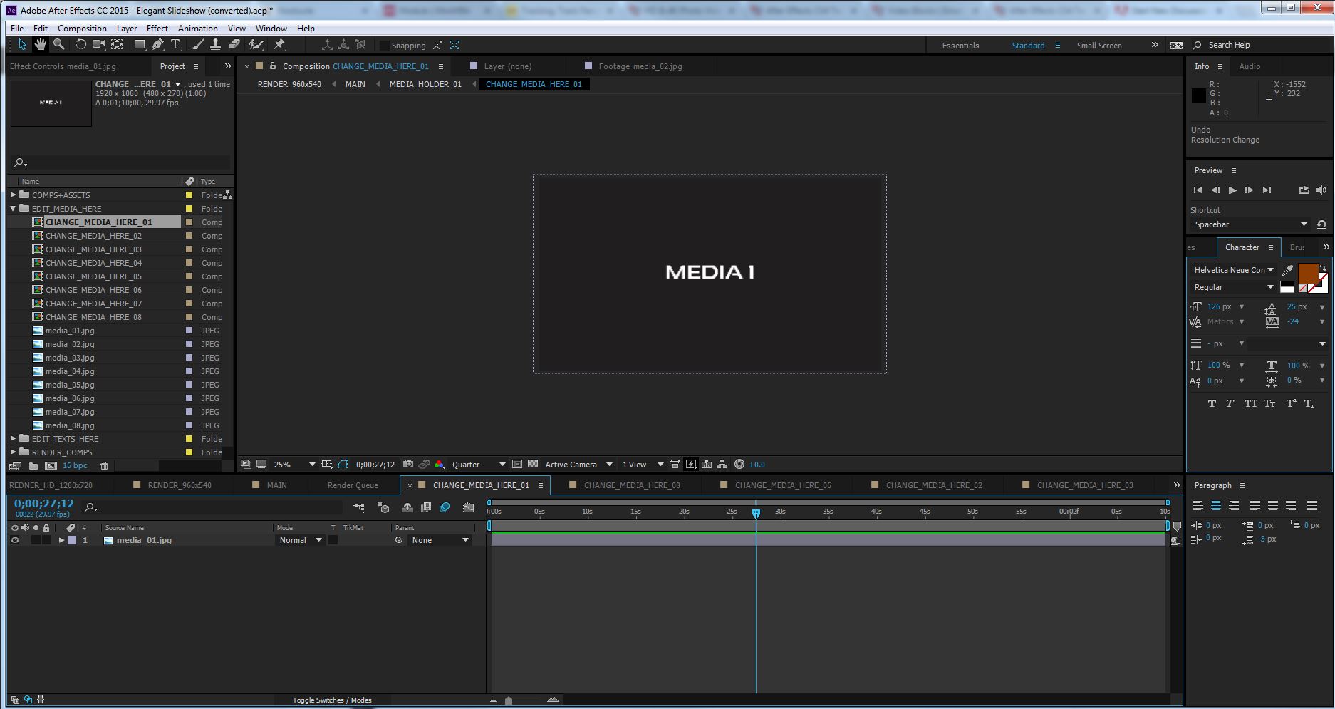 Change After Effects template to portrait - Adobe Support Community ...