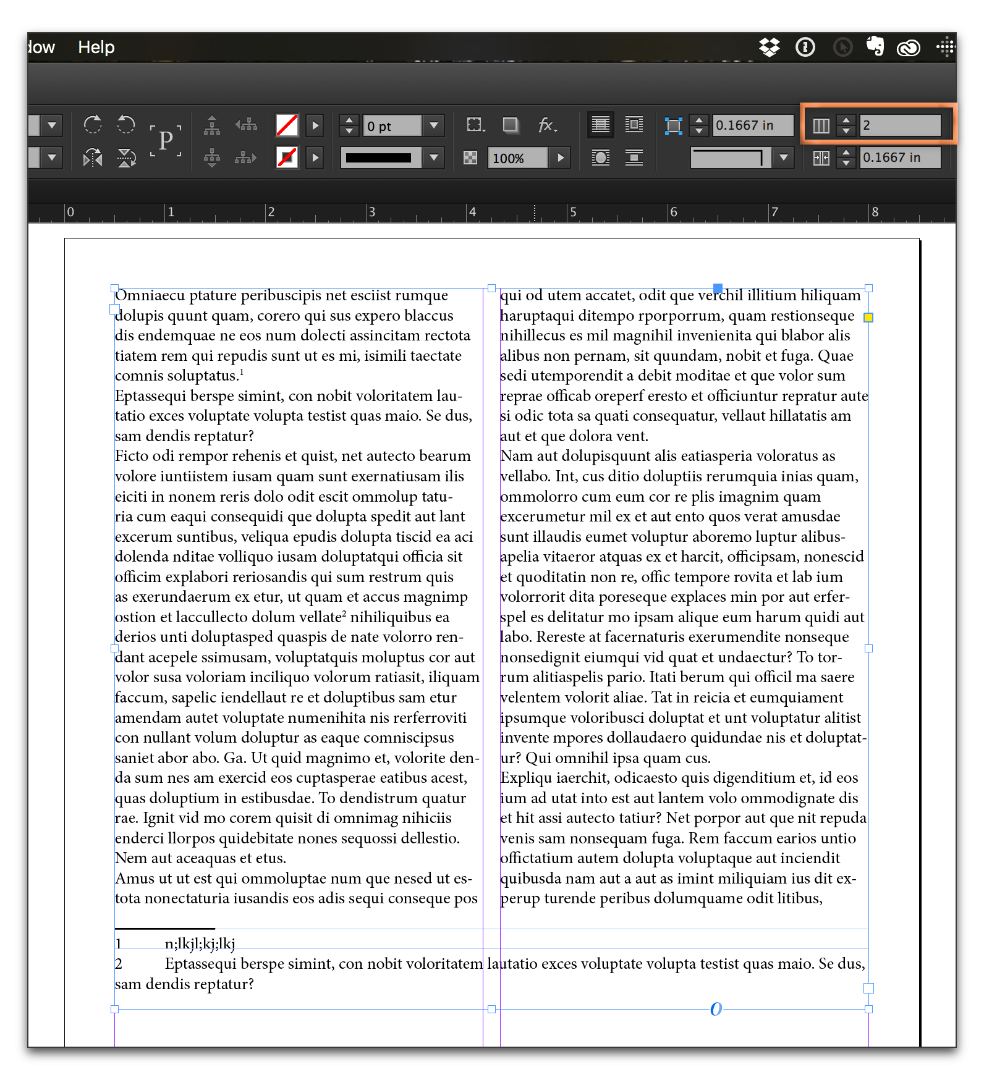 Solved: Footnote span columns in inDesign 2017 is not work... - Adobe ...