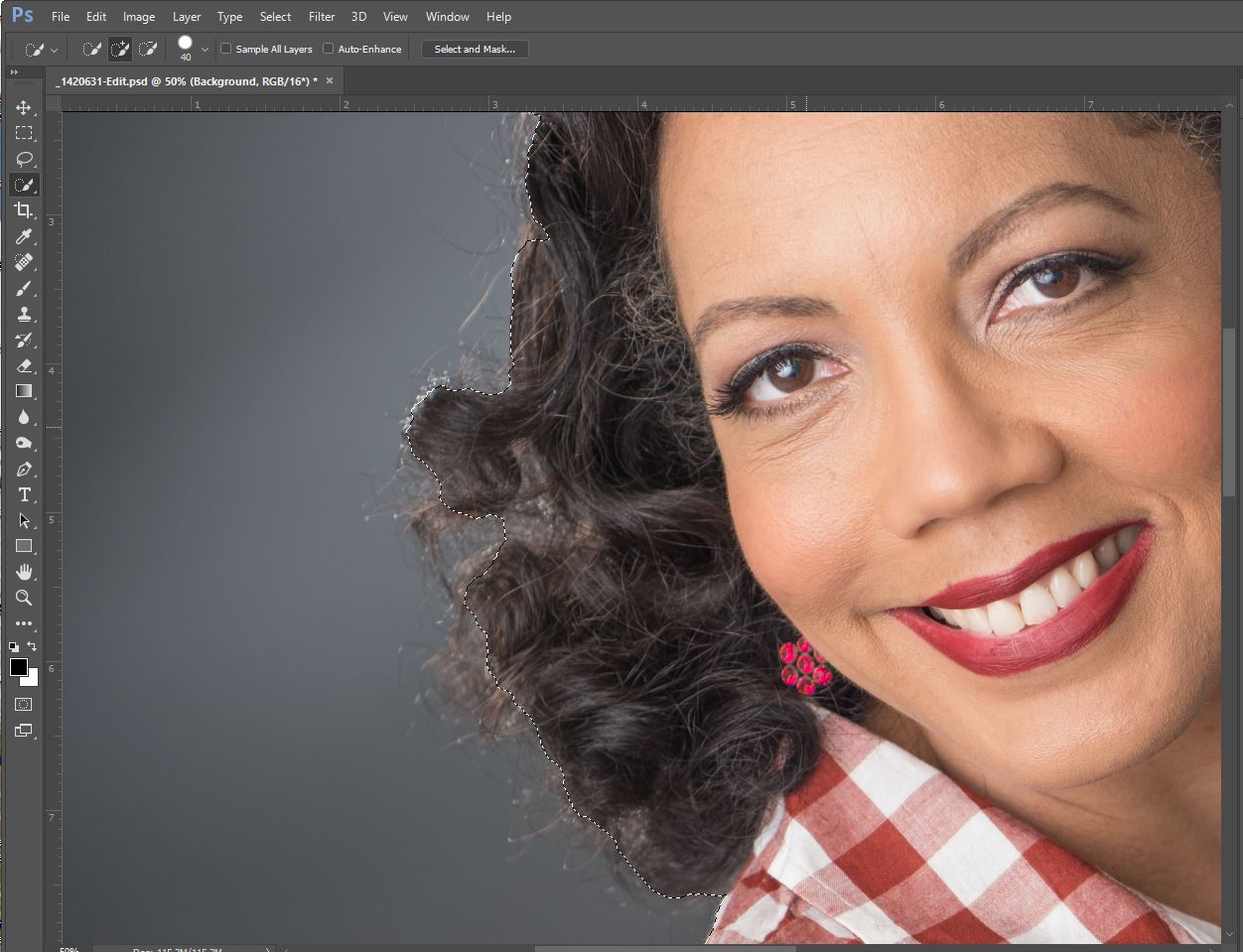 How can I get the Select & Mask Tool to keep from ... - Adobe Community ...