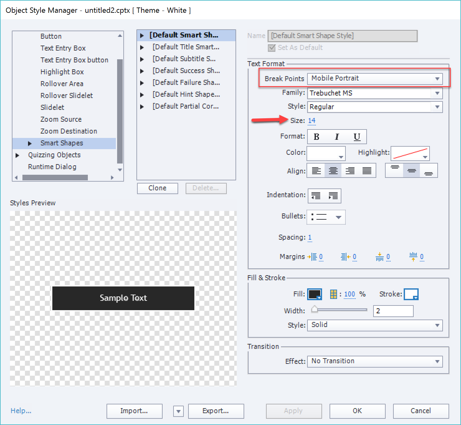 Solved: Mobile Breakpoint isn't inheriting the font sizes ... - Adobe ...