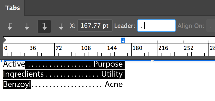 Solved: Removing the dots in tabbed info - Adobe Product Community ...