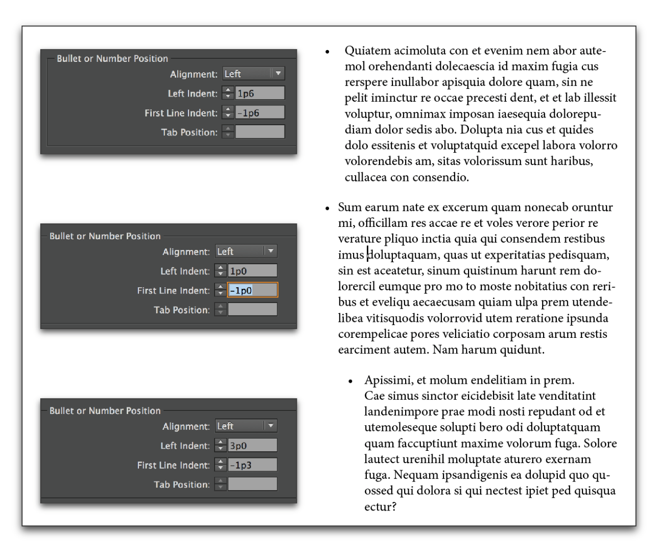 Solved: How Do You Format the Spacing Between a Bullett Po... - Adobe ...