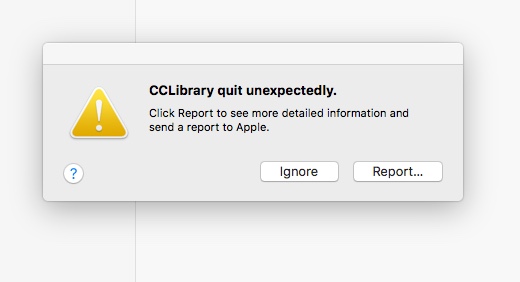 Solved: CCLibrary quit unexpectedly. - Adobe Community - 8799290
