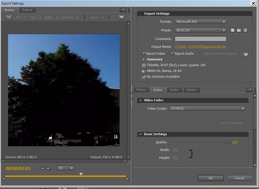 Cs4 Exported Video Not In Output Folder Adobe Community 8821438