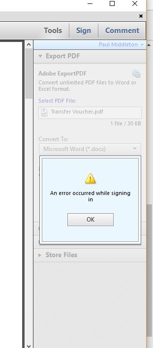 Solved: an error occurred while signing in - Adobe Support Community ...