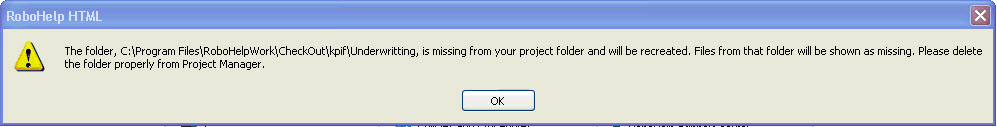 Solved Error Msg Folder Missing From Project Manager Adobe 6670