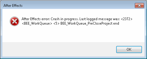 Easy way to crash After Effects CC 2017 : run a sc... - Adobe Product ...