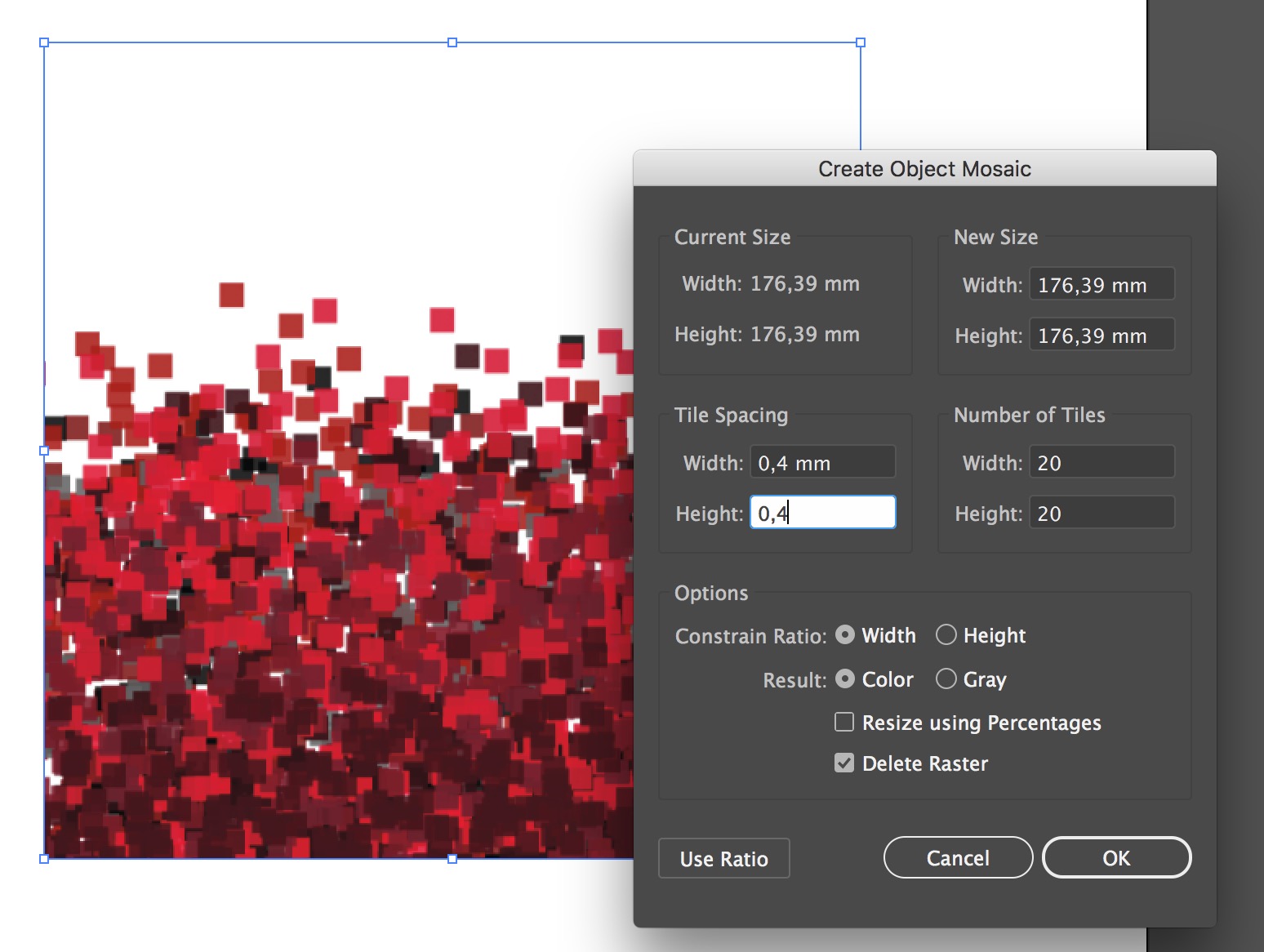 How to created a 'pixelated gradient'? - Adobe Product Community - 3748616