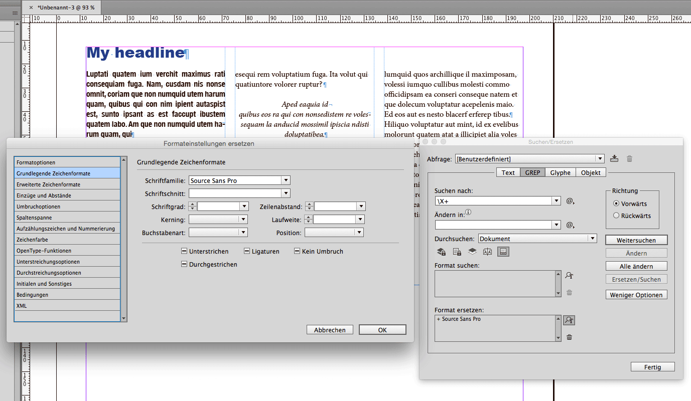 Solved: Changing typeset over multiple spreads - Adobe Product Community - 8931836
