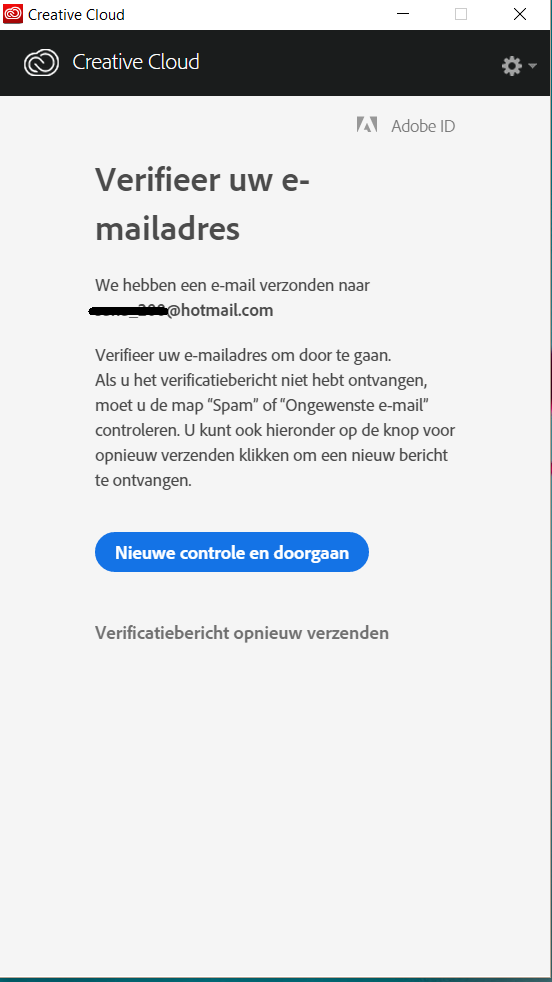 Creative cloud; verification email can't be verifi... - Adobe Community ...