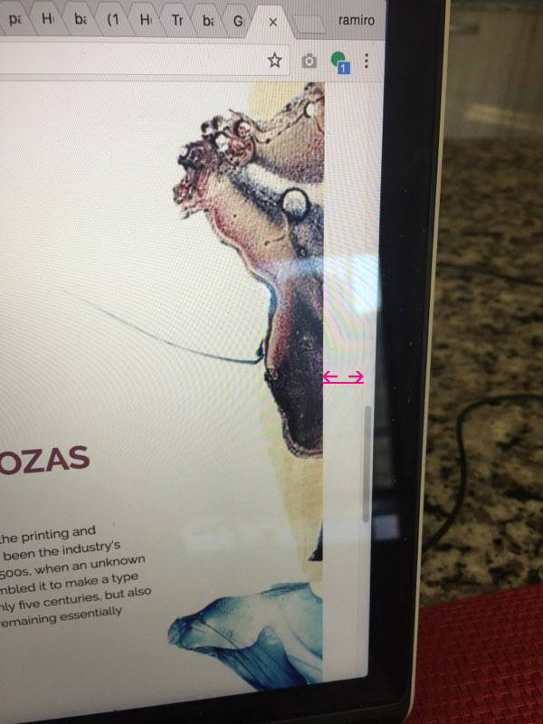 Solved Gap Between My Scrollbar And My Site When Publish Adobe 7738