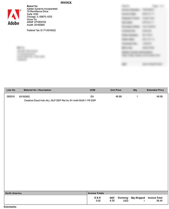Solved ion For Billing Canadian Customers Adobe Support 