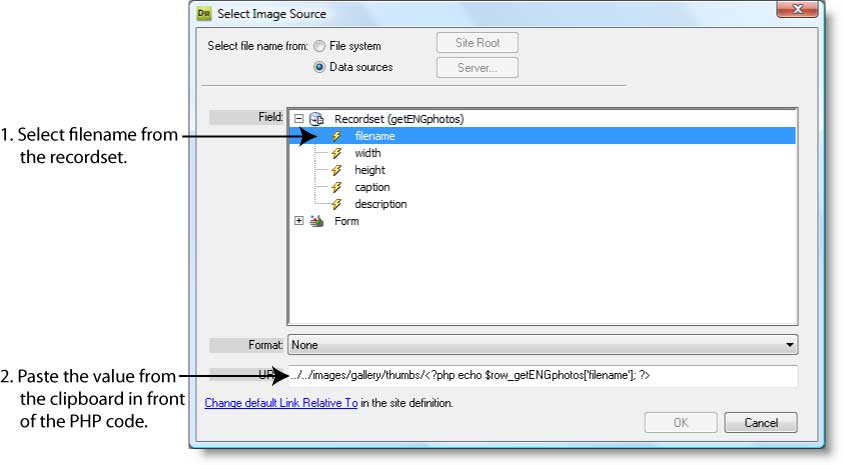 How do I call image file names from MySQL & displa... - Adobe Community ...