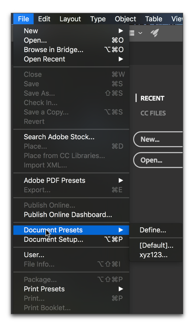 Solved: Re: Indesign 12.1.0.56 and defined default documen... - Adobe ...