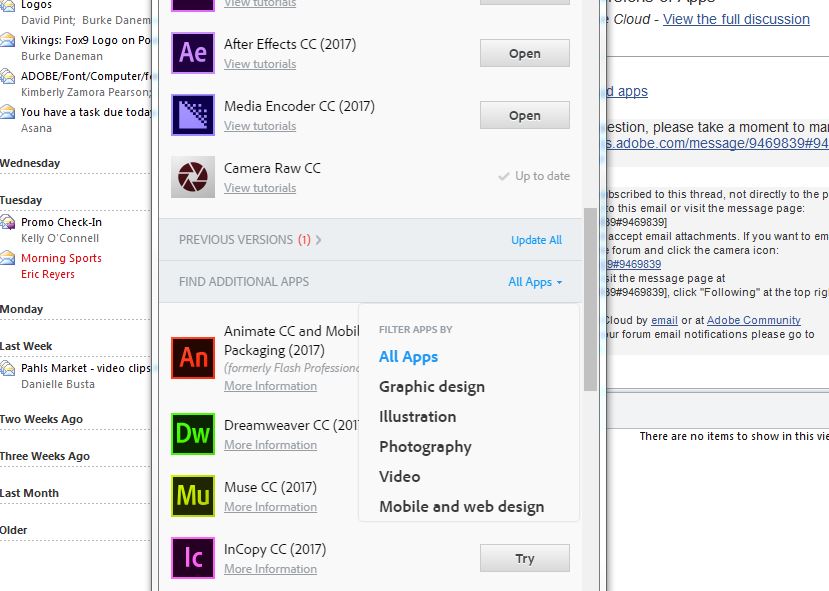 Solved: How to download previous versions of Apps - Adobe Product ...
