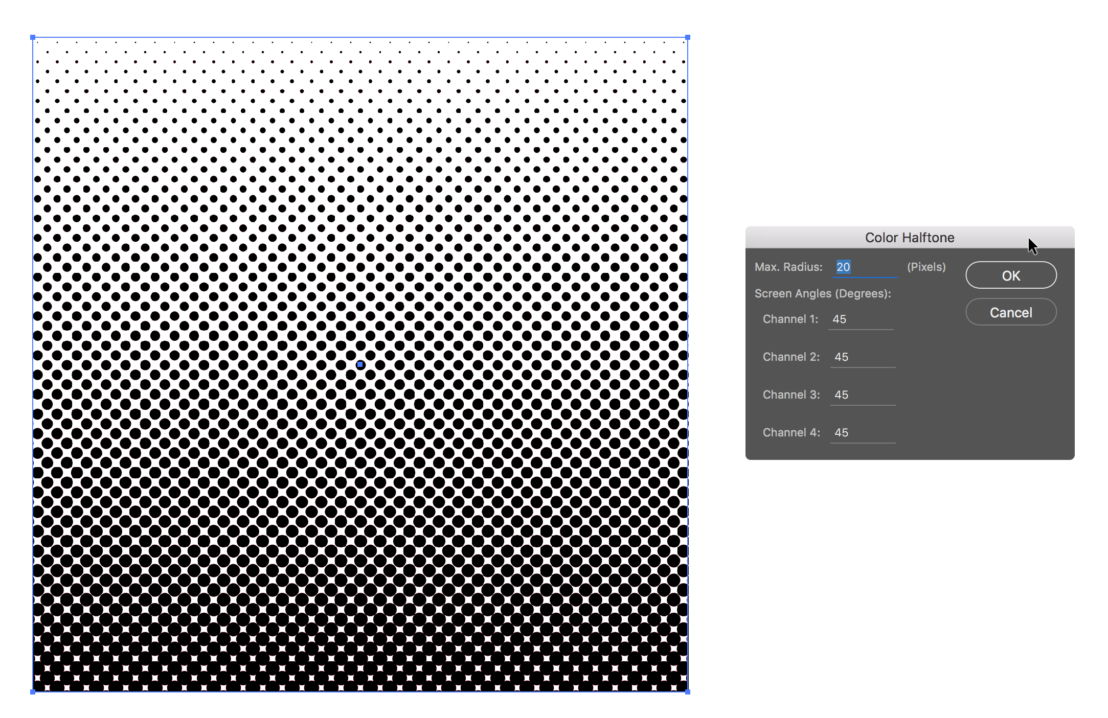 Solved: Halftone Not Working - Adobe Community - 9054090 Solved: Halftone Not Working - Adobe Community - 9054090