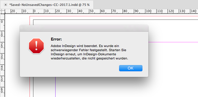 InDesign will DELETE Your files! - warning! - Page 2 - Adobe Support ...
