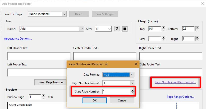Solved How Do I Customize The Footer Page Numbers Adobe Support Community 9085302