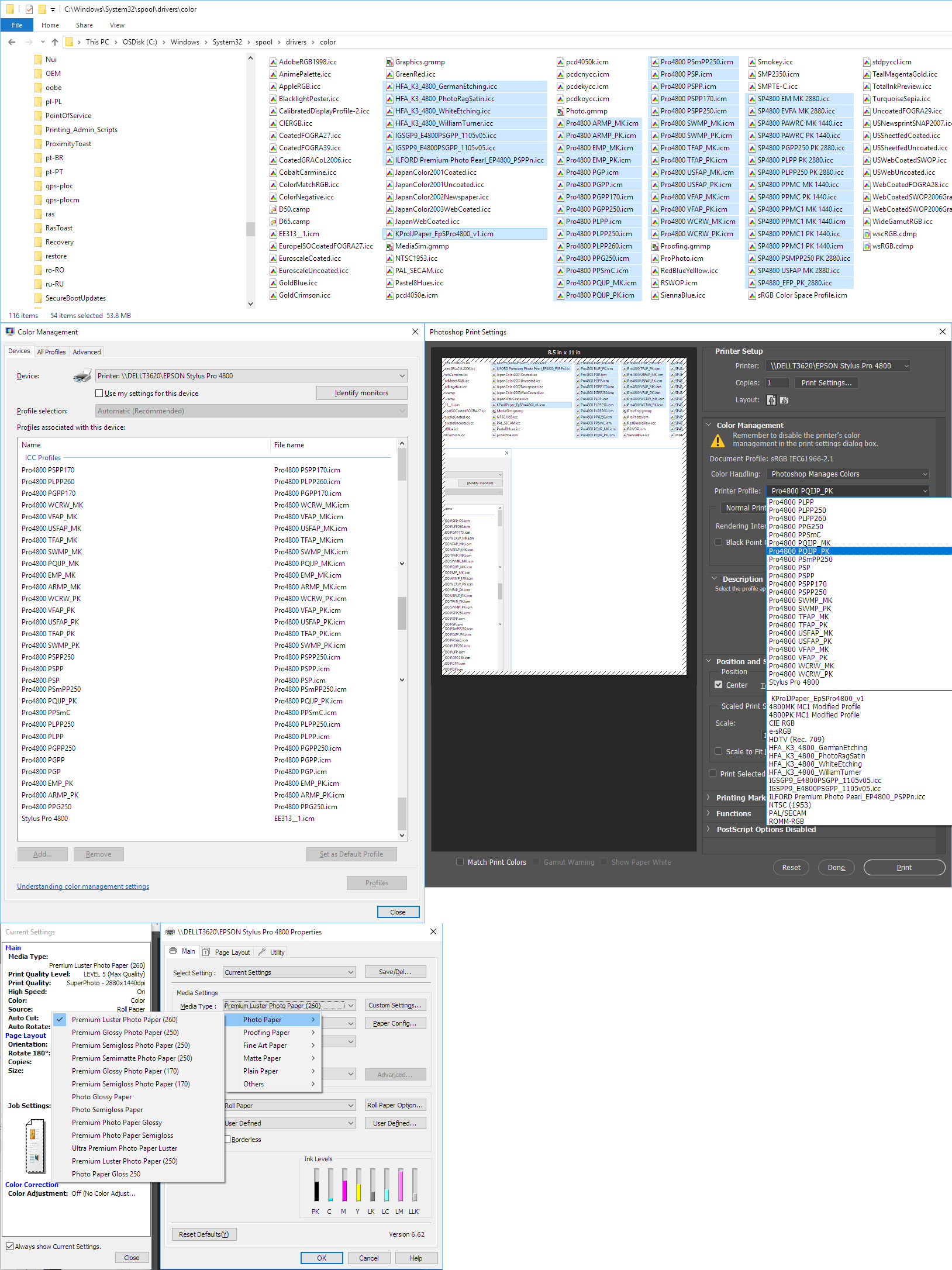 ?Installed profiles not showing in print module? - Adobe Product ...