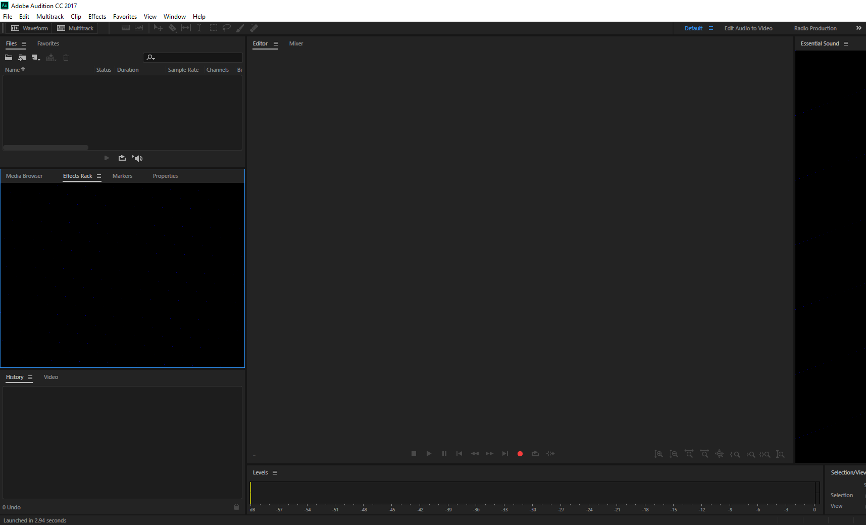 Display error on my Adobe Audition (Effects Rack) - Adobe Product ...