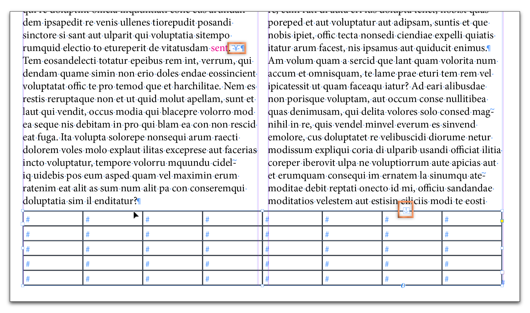 Table Spanning Across Two Columns Help - Adobe Community - 9231651